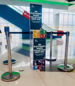 Electronic waste bins at SM malls in Laguna – Frontpage PH