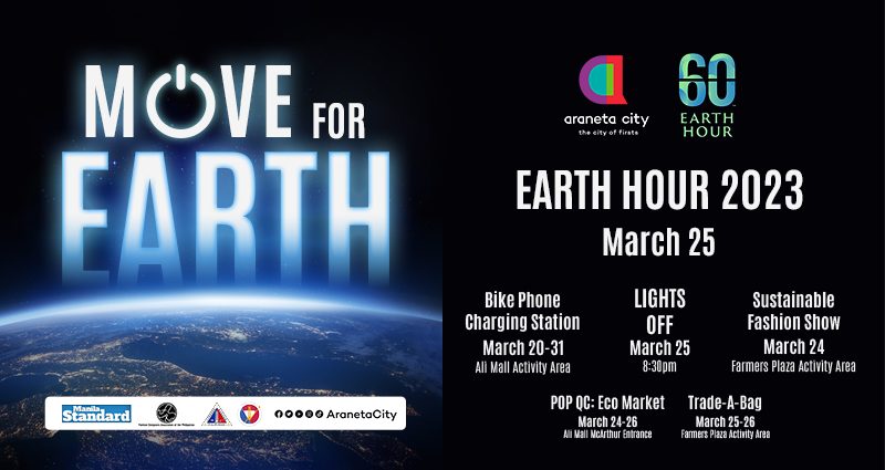 Araneta City makes a move for Earth Hour 2023 – Frontpage PH
