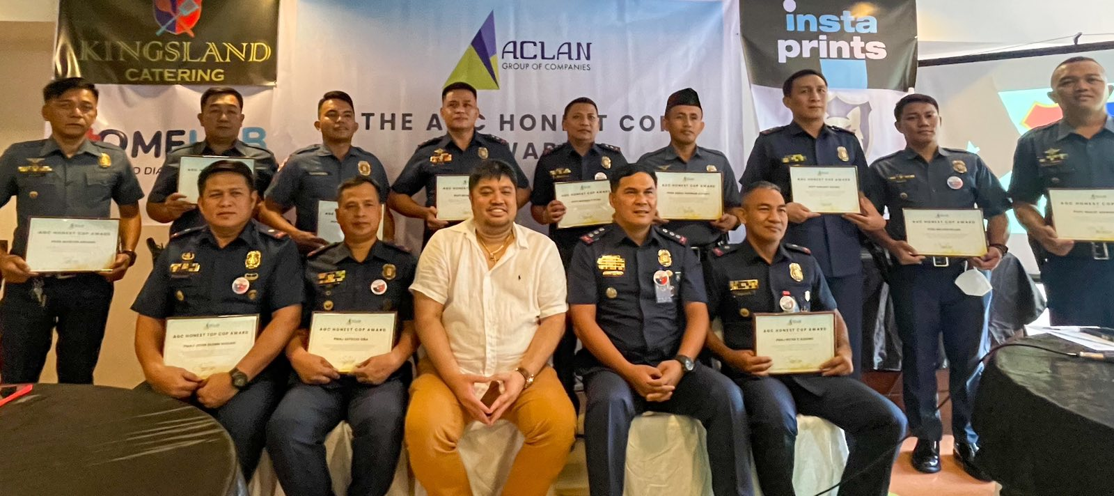 Aclan Group of Companies gave recognition to outstanding uniformed ...