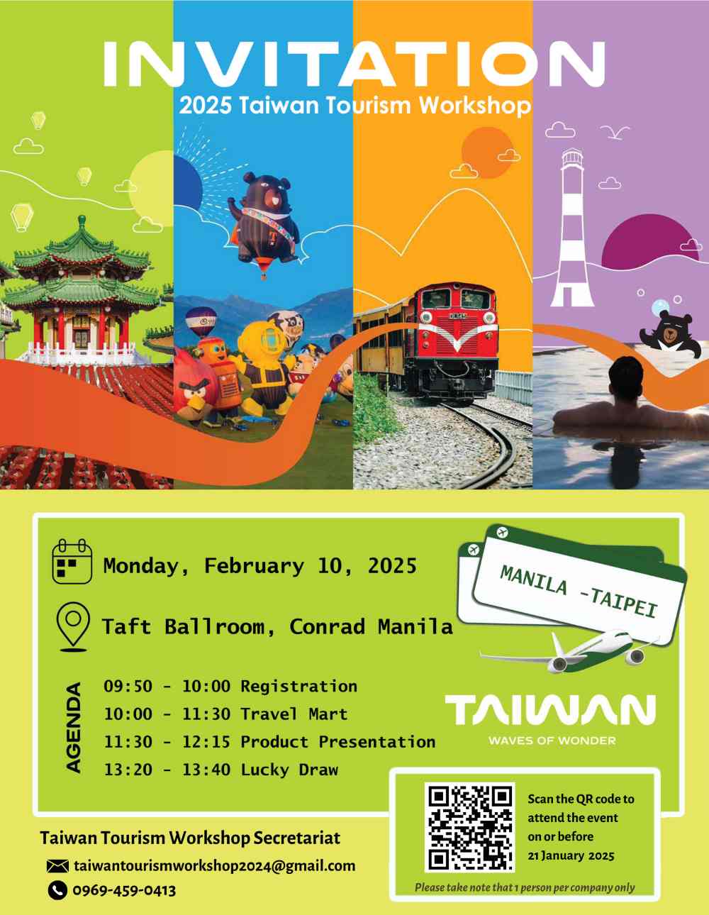 Taiwan Tourism Workshop: Unlocking New Opportunities in Manila ...