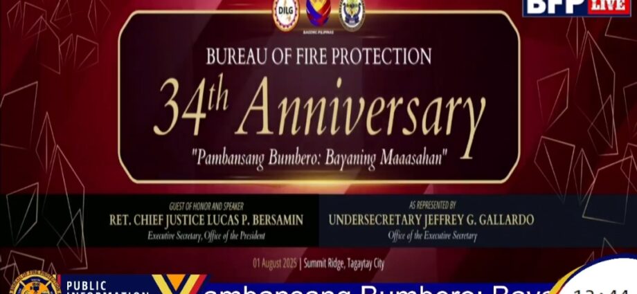 BFP marks 34th Anniversary with music, mandate, and multi-disaster ...